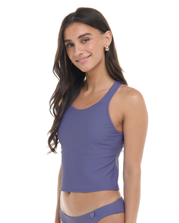 Smoothies Reva Crop Top - Iris - Body Glove