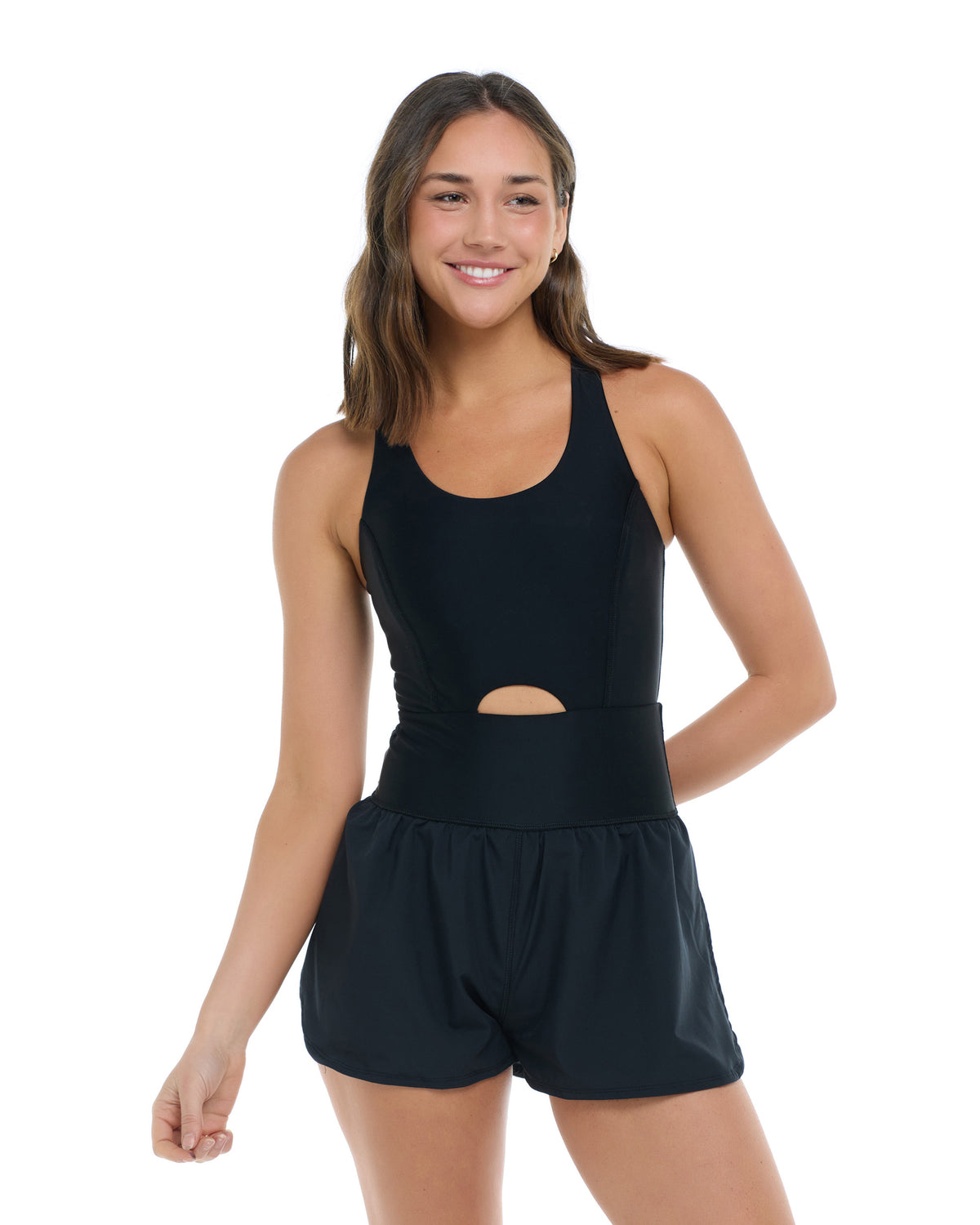 Smoothies Mabel One-Piece Runsie - Black - Body Glove