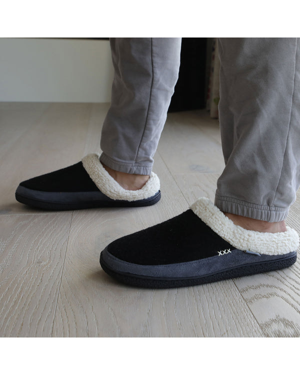 Men's Donat House Slipper - Black - Body Glove