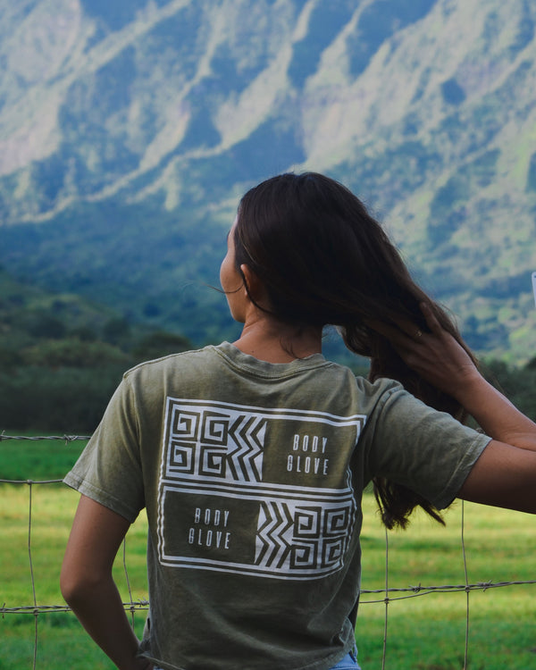 Essentials Mineral Wash T-Shirt - Fern - Body Glove